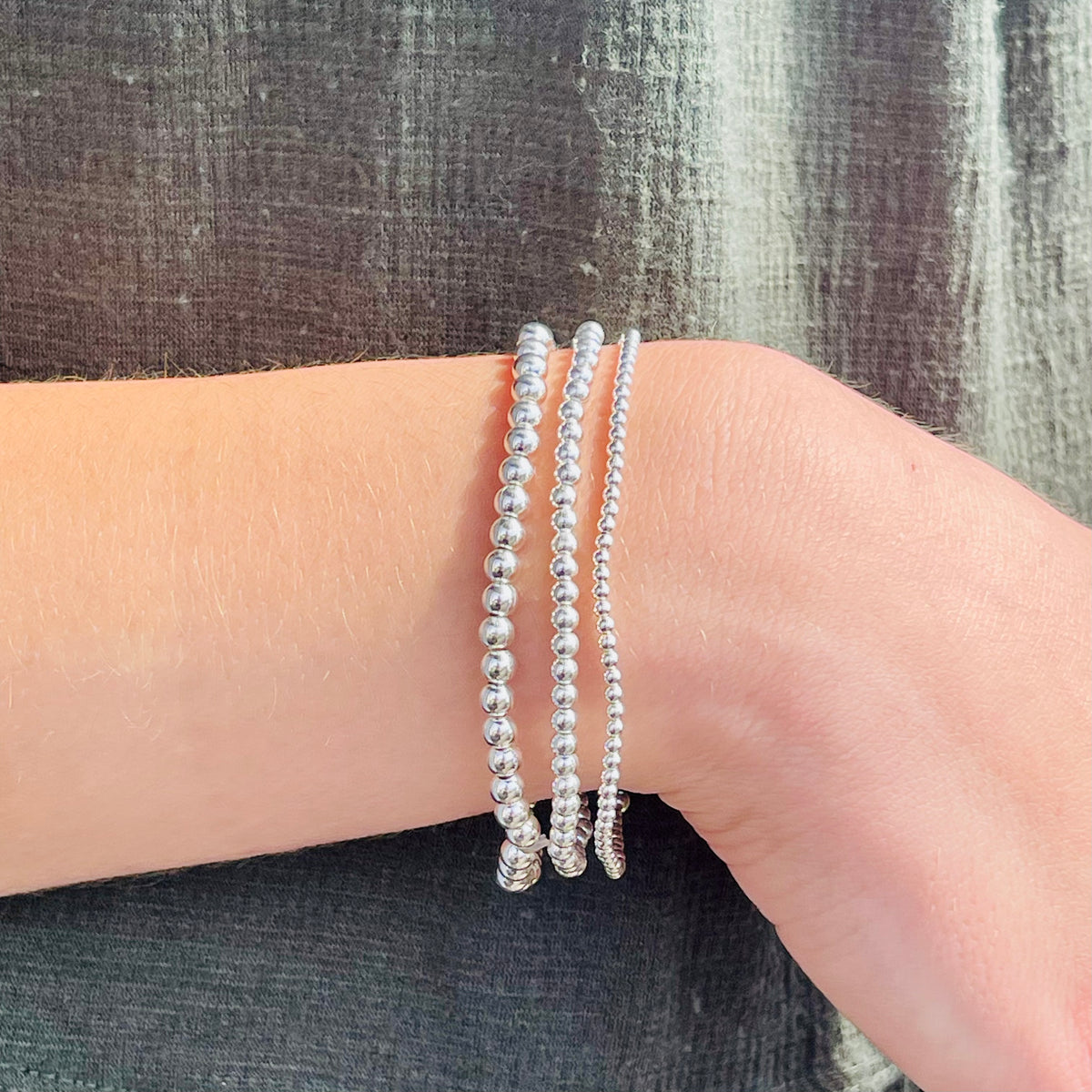 Sterling stretch bracelet | PennyweightsJewelry