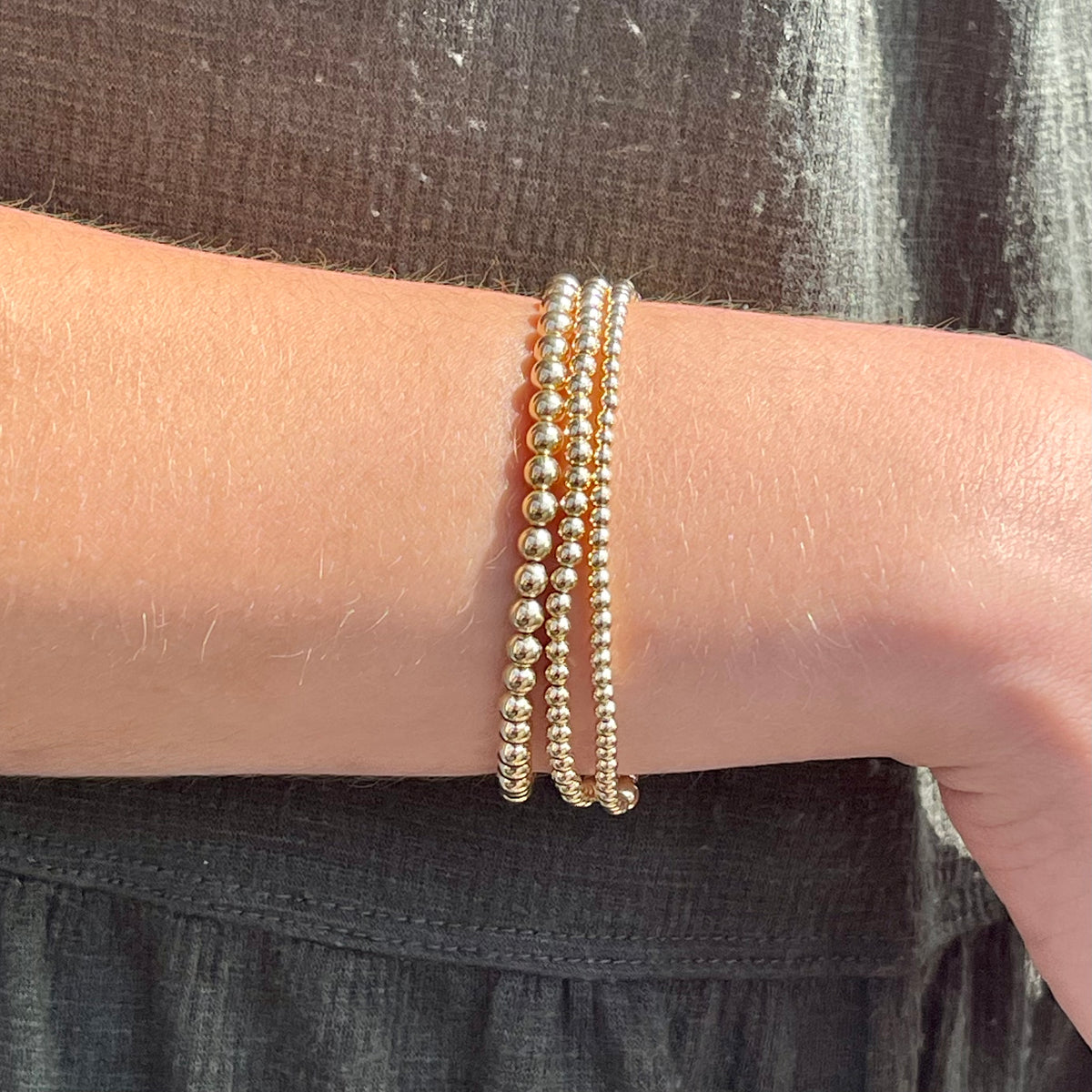 Gold Filled stretch bracelet | PennyweightsJewelry